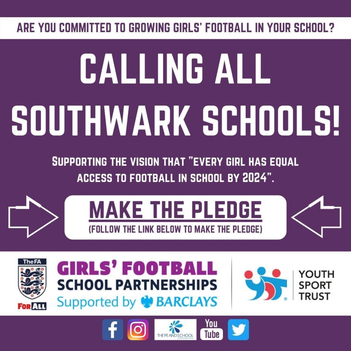 Make the PLEDGE! - The PE & School Sports Network